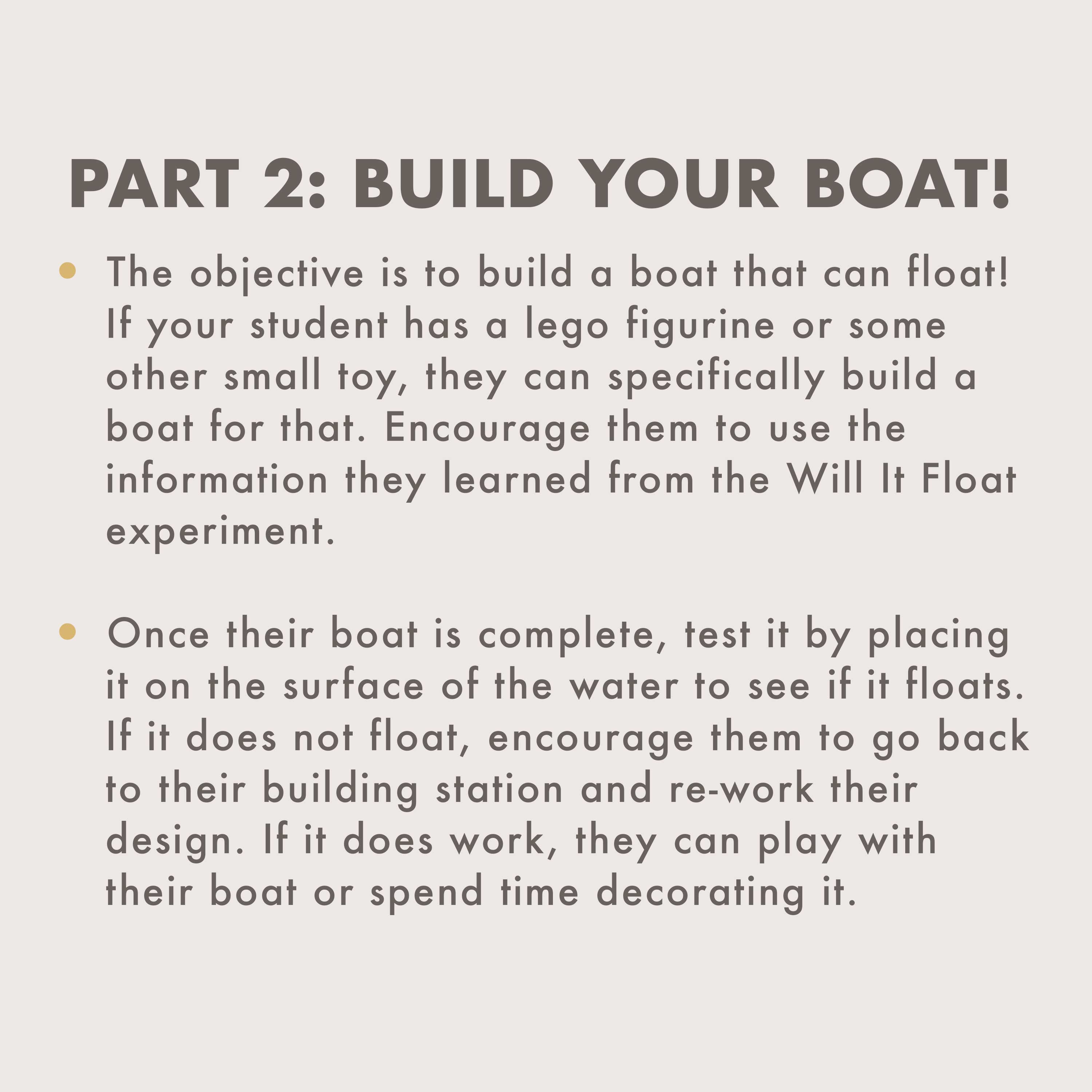 Will it Float? – A Creative Confluence